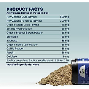 Four Leaf Rover Digest - Digestive Enzymes with Probiotics for Dogs - 15 to 45 Day Supply, Depending on Dog’s Weight - Daily Gut and Immune Support - Vet Formulated - Easy to Mix