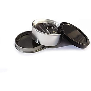 20 Sets Label stickers for 3.5g Tin Cans with Lid Press-In Self-seal Can Food Containers (3.5g tin cans only)