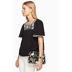 kate spade new york Cameron Street Jardin Lane Large Satchel, Black Multi