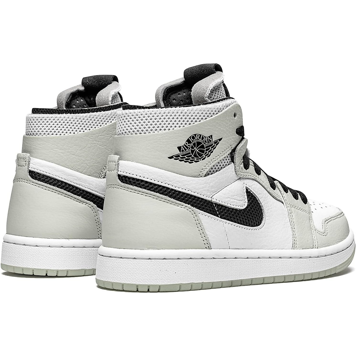 Jordan Nike Women's WMNS Air 1 Zoom CMFT Light Bone, Sea Glass/Black/White, 11W