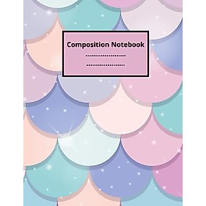 Composition Notebook: Blank Wide Ruled Paper Notebook | Blank Wide Lined Workbook for Girls Boys Kids Teens Students |Wide Ruled Paper Notebook Journal