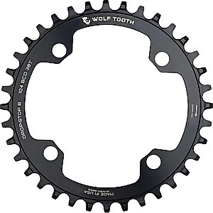 Wolf Tooth 104 BCD Spider Mountain Bike Chainring for Shimano 12spd Hyperglide+ Chain (32 Tooth, Drop-Stop ST, MTB)