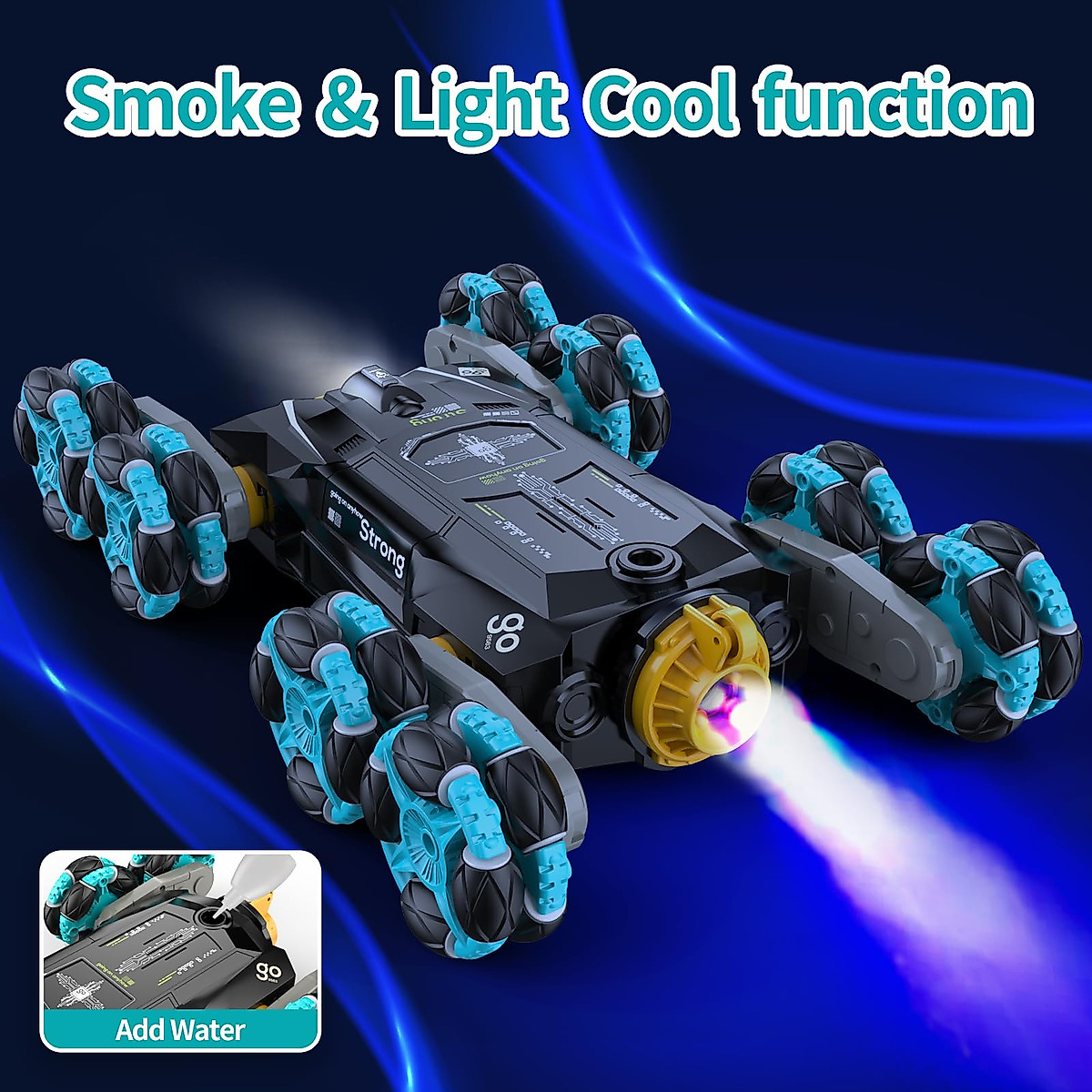 Gampop 8WD Gesture Sensing RC Stunt Cars - Toys Gifts for Kids 8 9 10 11 12 Year Old Boys Girls,2.4Ghz Remote Control Cars,Transform Drift Off Road Vehicle for Children Birthday Presents