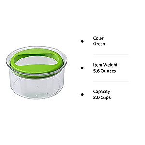Progressive International Airtight Guacamole Saver - Fresh Guacamole Keeper – Food Storage Container - 2-Cup
