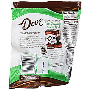 Dove Promises Dark Chocolate Mint Swirl Candy Bag, 7.61 Oz