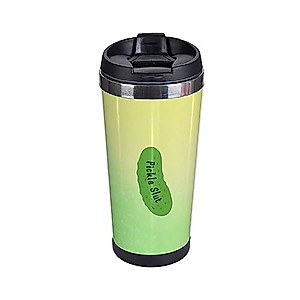 UPglow Coffee Mug Coffee Cup Double Insulated Stainless Steel Insulation Pickle Slut Logo Coffee Cup