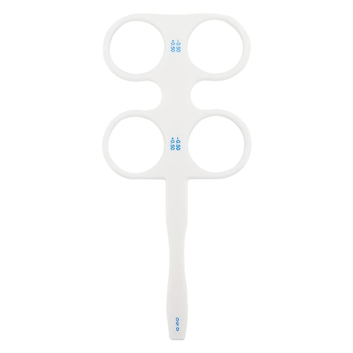 4 Lens Plastic Optical Flipper Ophthalmic Holder Eye Trainer occluder Optometry Equipment (Color : 0.50)