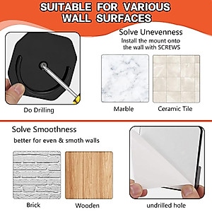 DwelSpire Closet Rod - 30-64 Inches, No Drilling Closet Rod Extender Hanging - Matte Black Adjustable Clothes Hanging Bar, for Closet, Bathroom, Windows with No Drilling Holder