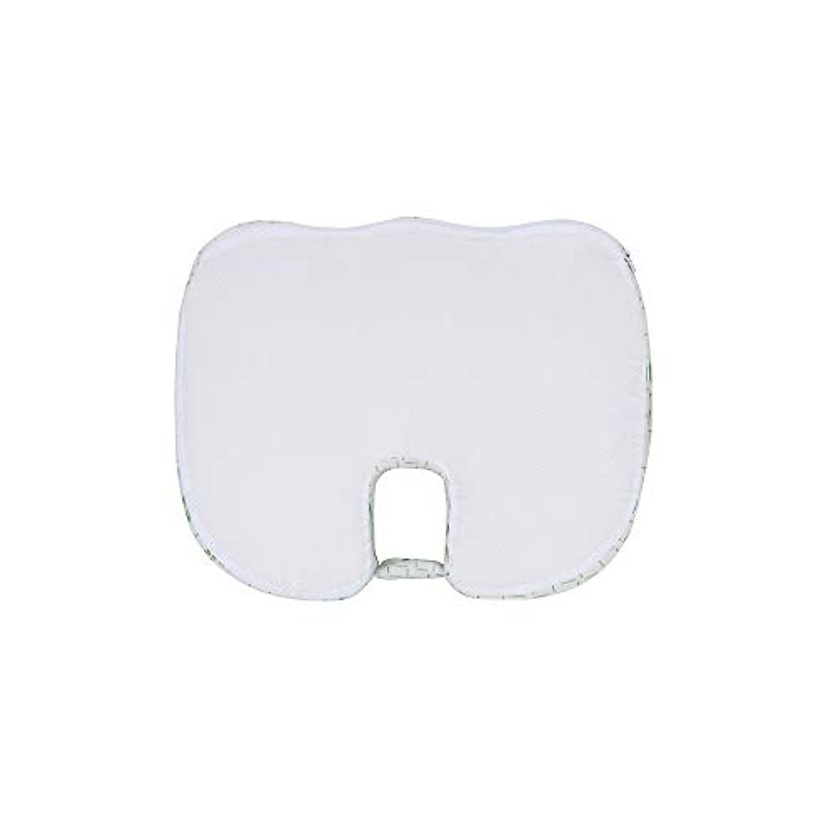 Bamboo Seat Cushion Pillow for Office Chair - Memory Foam Pad for Tailbone, Sciatica, Lower Back Pain Relief, Ergonomic and Non-Slip, Machine Washable Cover (Pack of 1)