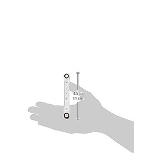 Klein Tools 68200 Ratcheting Box Wrench 1/4-Inch x 5/16-Inch with Reverse Ratcheting and Chrome Plated Finish