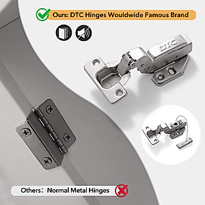 VANIRROR White Bathroom Wall Cabinet with Towel Bar,Wooden Medicine Cabinet Adjustable Shelves,23x32 Inch Kitchen Cabinet,Over Toilet Storage Cabinet for Bathroom,Kitchen,Laundry