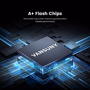 Vansuny 250GB Portable External SSD, USB 3.1 Gen2 430MB/s High-Speed Data Transfer, Metal USB C Mini Portable External Solid State Drive for PC, Laptop, Phones and More