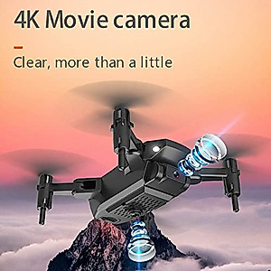 Mini Drone, 4k Dual Camera HD Aircraft FPV Drone Wifi Camera 4-Channels Remote Control Foldable Drone Maintainable App Controlled Helicopter Drone Support Take Pictures and Videos