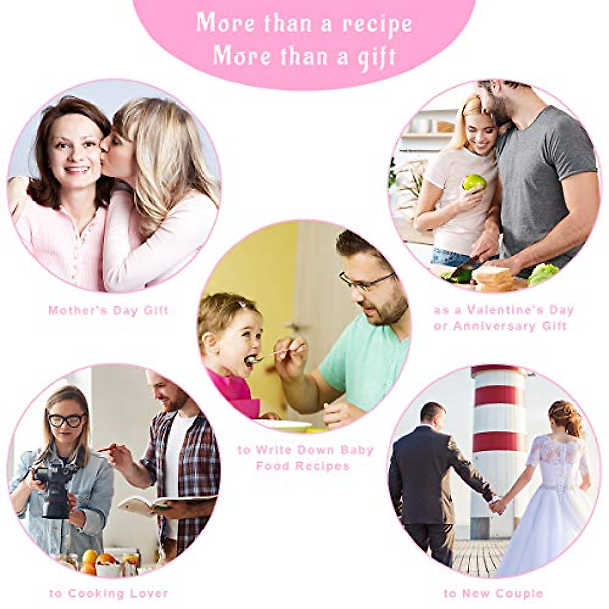 ceiba tree Recipe Book to Write in Your Own Recipes Family Blank Cookbook with Tabs Stickers 8.5" x 11" Mother Day Gifts Ideas for Wife Mom Women