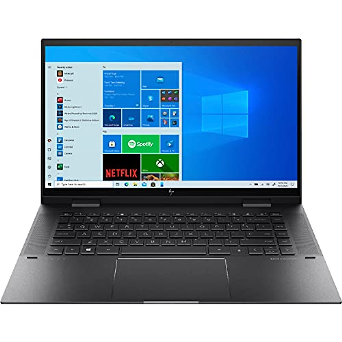 HP 2022 Envy 2-in-1 Laptop 15.6 inch FHD Touchscreen 8-Core AMD Ryzen 7 5700U Radeon Graphics 20GB DDR4 1TB NVMe SSD WI-FI 6 Win 10 Home Fingerprint Backlit Keyboard w/ RATZK 32GB USB