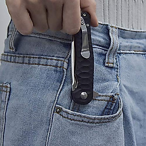 Kizer DUKES, Folding Pocket Knives with 3 Inches N690 Blade and Black G10 Handle, Flipper, Outdoor, EDC -V3466N1