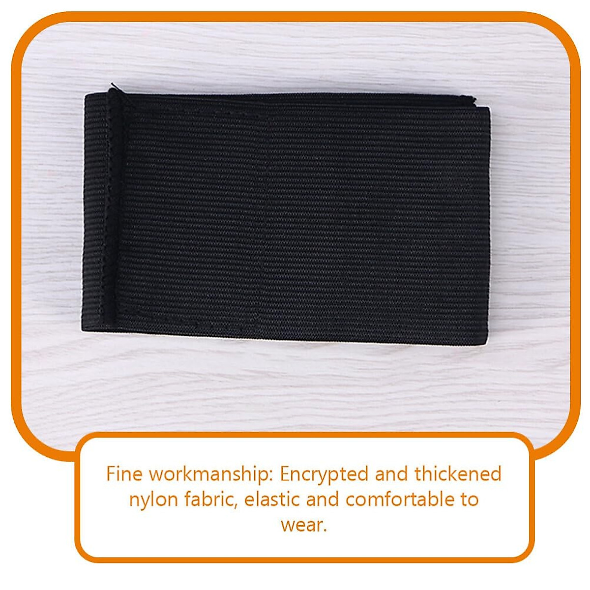 Cabilock 3pcs Soccer Captain Armband Football Captain Bands Team Leader Armband Elastic Basketball Player Arm Bands for Youth Adults Black