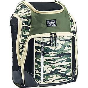 Rawlings | LEGION Backpack Equipment Bag | Baseball & Softball | Camo