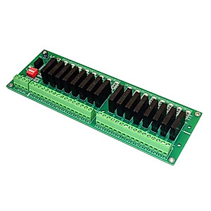 IOT Electronic 16 Channel I2C Solid State Relay Module Compatible for Arduino, Raspberry SSR 110V 240V Maximum Current per Relay – 2A Peak On Board LED Indicator with PCF8575 chip