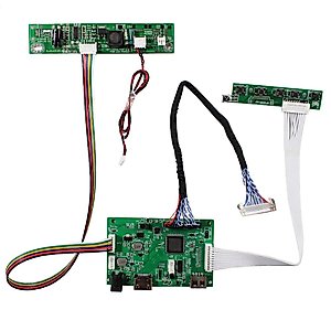 FanyiTek HDMI USB Audio LVDs Controller Board 30pin for 21.5" 23.8 inch 1920x1080 T215HVN01.0 M215HW03 V1 M215HW03 V2 M215HGE-L23 M215HTN01.1 LM238WF5-SSA1 WLED LCD Screen