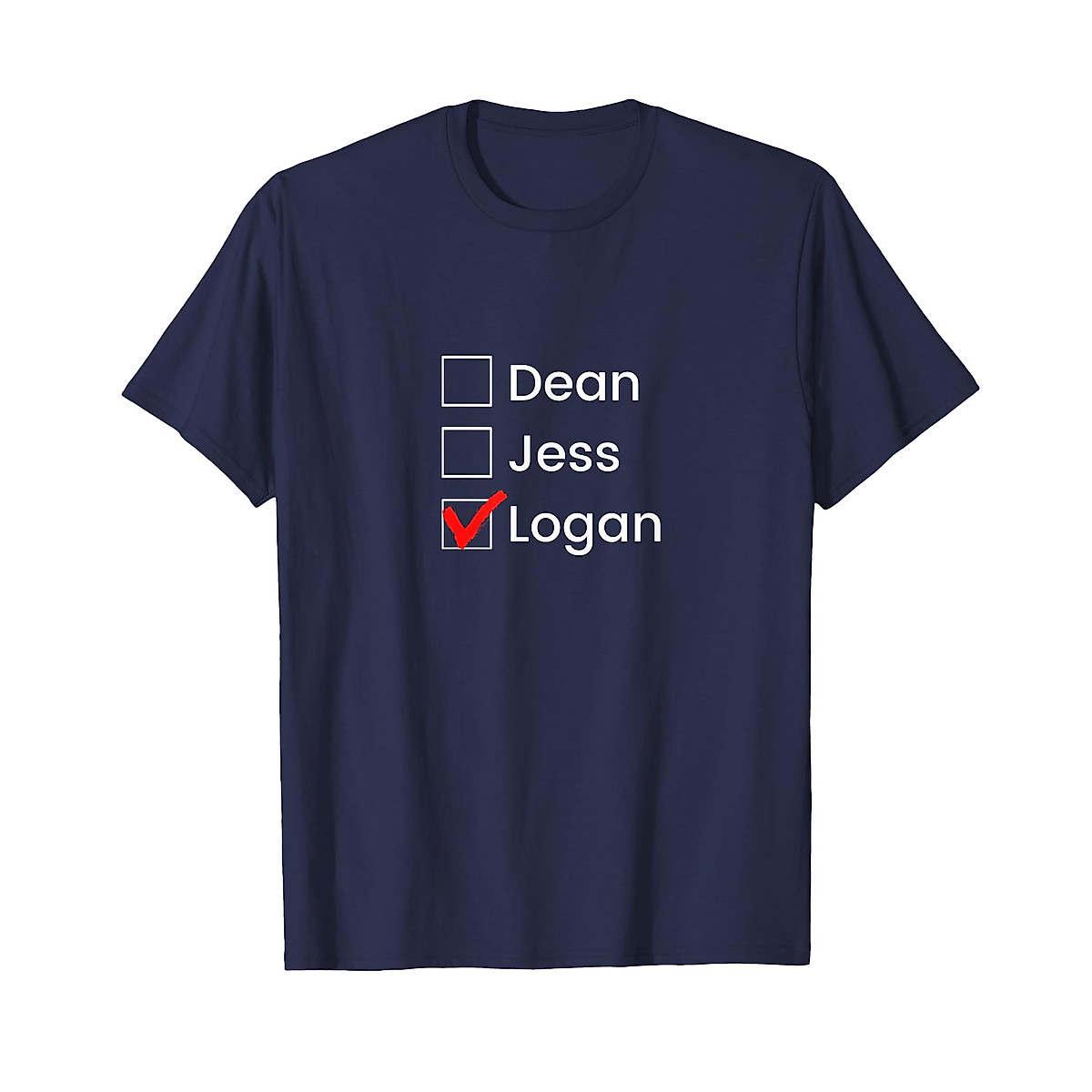 Dean, Logan, Jess Checkbox Tee - Team Logan - Girls - Women T-Shirt