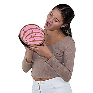 Sleepyville Critters - Teen Girl Concha Cross Body Bag in Vinyl | Great Novelty Gift Concha Purse in Vinyl | White Elephant Gifts Concha Cross Body Bag