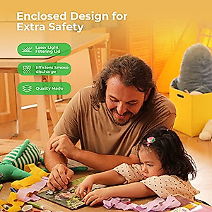 xTool M1 5w Compact 3-in-1 Laser Engraver & Die Cutting Machine with Material Box, Higher Accuracy & Smarter 16MP Auto-Focus, Create Christmas DIY Wood/Metal/Paper/Acrylic/Iron-on/Vinyl, Home Decor