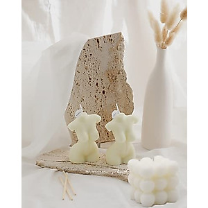 Bubble Candle Soy Wax Scented Candle Hand Poured Scented Candle and Female Body Shaped Candle Set2 Pieces Handmade Candle Decorative Candle for Bedroom Bathroom Wedding Use or Gifting