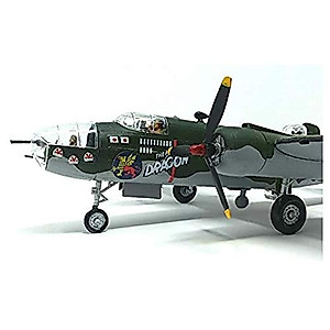 Atlantis B-25 Mitchell WWII Bomber Plastic Model Kit 1/64 Toy and Hobby