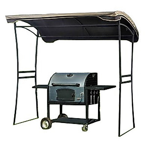 Garden Winds Curved Grill Shelter Replacement Canopy Top Cover