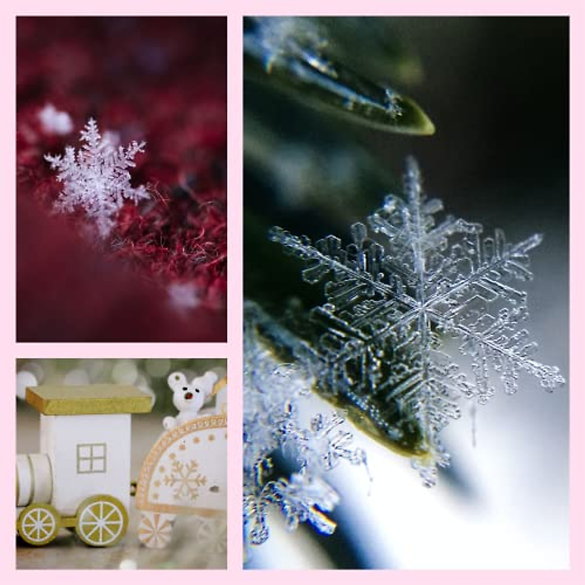 Morex Ribbon 7405.60/50-701 Snowflake 2.5" X 50 YD Nylon Sheer Wired Glitter Ribbon, White/Silver, Ribbon Art Supplies for Christmas Decorations, Indoor Christmas Ribbon for Gift Wrapping Art Set