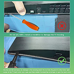 BN81-12884A TV Opening Jig/Tool, Service Jig-Back Open Compatible with Samsung TV LS17DEPQAQ/ILC, UN40MU7000FXZA, UN55KS7000FXZX, UN65KS8000FXZA, UN65KS9500FXZA