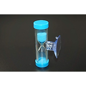 Pmsanzay Sand Timer 2 Pack, Sageme Hourglass Timer Sandglass Hourglass Sand Clock 3 Minutes, for Kids Tooth Brushing Shower Timer Suction Cup Count Down Classroom, Kitchen, Games, Home Office