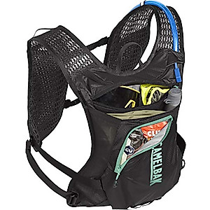 CamelBak Women's Chase Bike Vest 50oz - Hydration Vest - Easy Access Pockets, Black/Mint