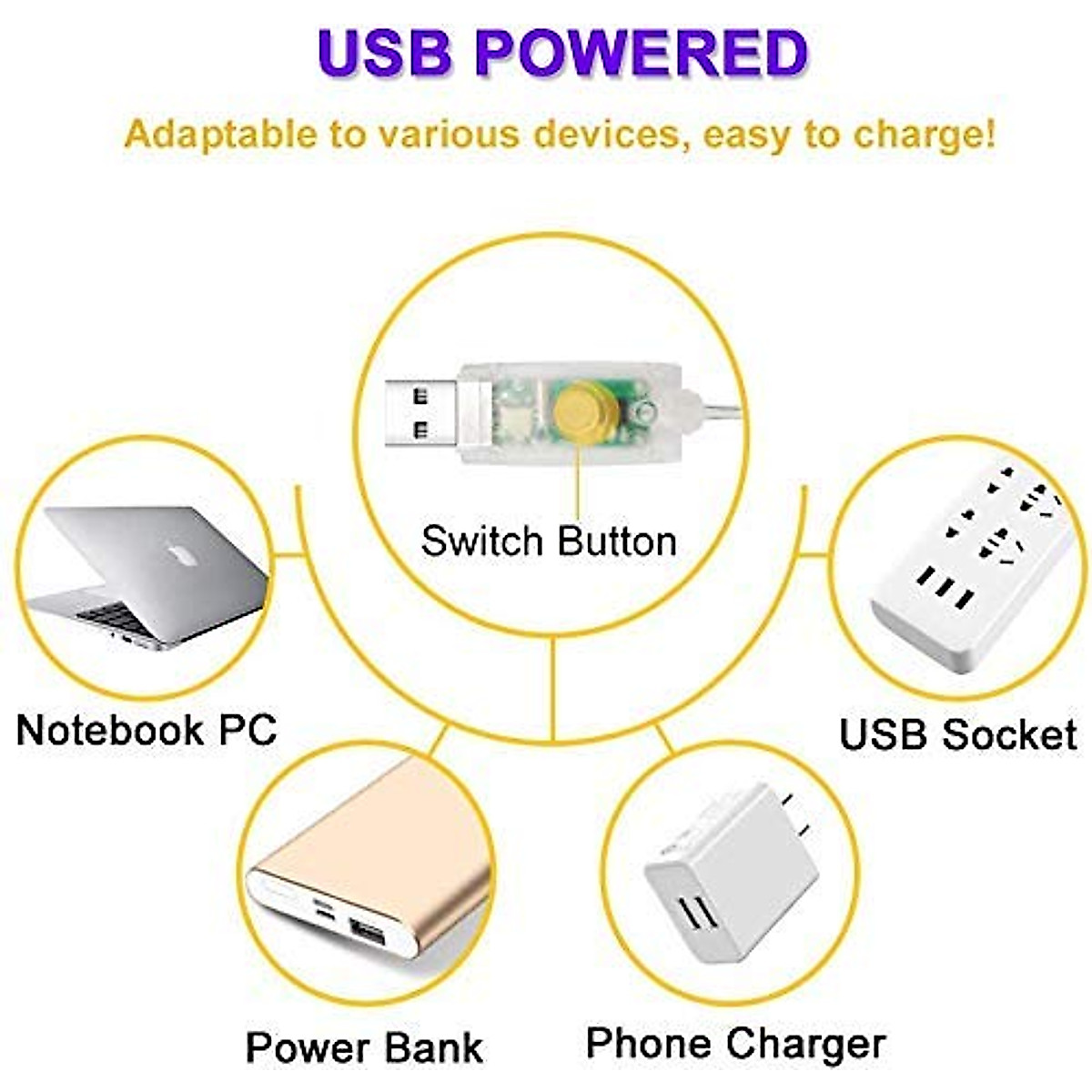 Starry Fairy Lights String Lights, 33 Feet, 100 LEDs,with Remote Control,USB Bendable Copper Twinkle Lights, Decorative Lights for Kid's Room,Patio, Garden, Party, (Warm White)2 Pack