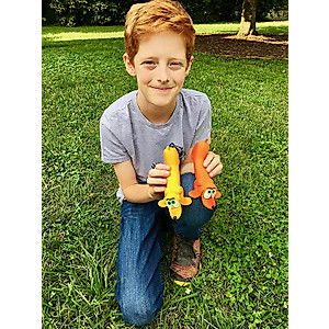 Dachshund - Soft, Squeaky Dog Toy - Natural Rubber (Latex) – Dachshund Gift - for Small Breeds, Medium Dogs - Puppy Toy - Free from Harmful Chemicals - Handpainted