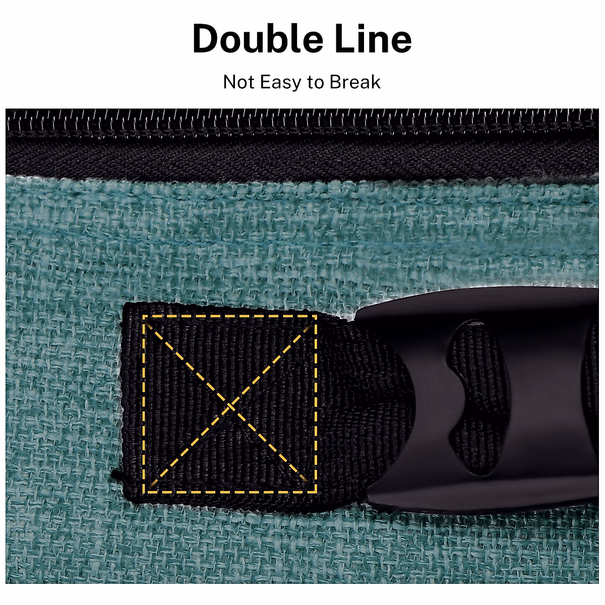 Deviser ukulele case Backpack 12MM Thick Padding ABS Handles ukele case 23/24 Inch Concert ukulele gig bag with picks Sea Blue