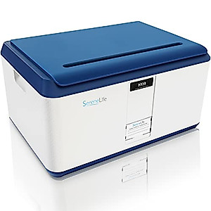 SereneLife Locking Storage Container Bin - 21 Gallon Large Capacity - Stackable Storage Tote Deck Box & Locking Storage Container Bin - 21 Gallon Large Capacity - Stackable Storage Tote Deck Box