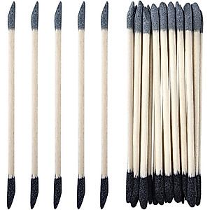 HINZIC 10 Pcs Sanding Sticks Double End 5.5 x 0.2 Inch Matchsticks Sanding Twigs 150/280 Grit Fine Detailing Polishing Tool for Plastic Models Miniatures Wood Hobby Stuffers