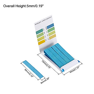 PATIKIL PH Test Strips 3.8-5.4, 4 Pack 320 Indicator Papers Litmus Tester for Water Food Soil Alkaline Acid Testing