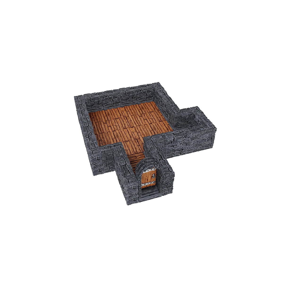 Warlock Tiles: Expansion – 1 in. Dungeon Straight Walls