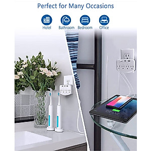 Phouqtem Hidden Camera WiFi Spy Camera Hidden Cameras Wall Charger Nanny Cam with USB Fast Charger Outlet HD 1080P Wireless for Home Security Secret Camera Charging Port with Video