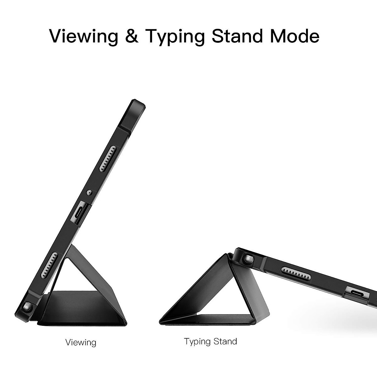 ZtotopCase Case for Samsung Galaxy Tab A7 10.4 Inch 2020 (SM-T500/T505/T507), Ultra-Thin and Lightweight Smart PU case with Automatic Sleep/Wake Function, case for Samsung Galaxy Table A7, Black