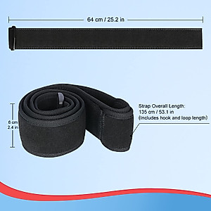 supregear Arm Sling, Adjustable Collar and Cuff Sling Immobilizer Lightweight Neck Support Simple Arm Sling Breathable Medical Shoulder Support for Men Women, One Size Fits All, Black