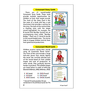 Super Duper Publications | Webber® Big Apraxia Photo Cards | Organized Words by Syllable for Ease of Speech Production | Vowels and Consonants | Basic Syllable Shapes | Activities with Instructions
