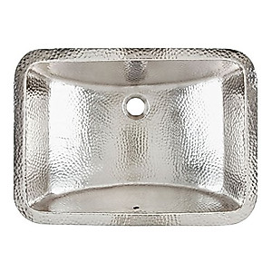 Thompson Traders BRU-2115BRN Hammered Nickel Starr Bath Sink by Thompson Traders