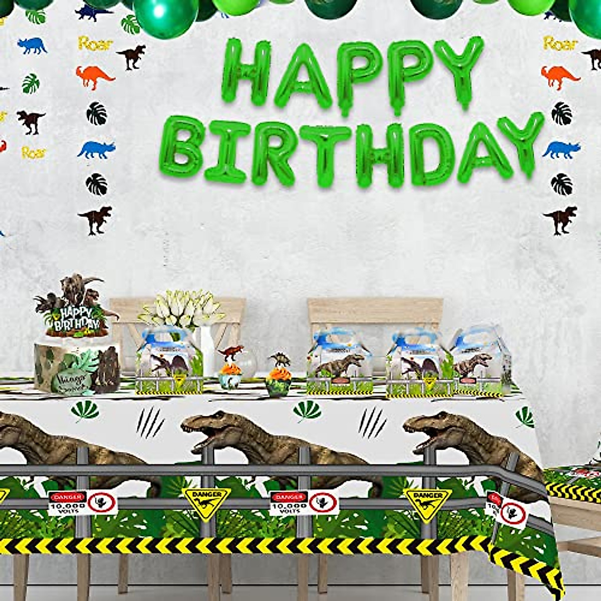 Animsco 16 Pack Dinosaur Treat Boxes Jurassic Dinosaur Park World Party Supplies Bag Boxes for Boys Kids Dinosaur Theme Birthday Party Favor Candy Goodies Gift Baby Shower Bags