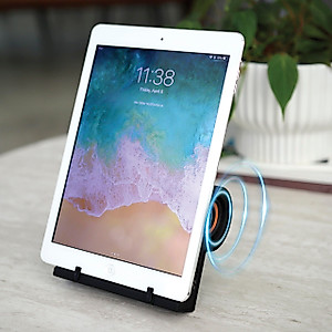 Easy Touch Speaker 2024 Version - Wireless Portable Speaker, No Bluetooth Connection Needed, Induction Speaker and Wireless Phone Charger, Great for Parties, Make Phone Calls Louder