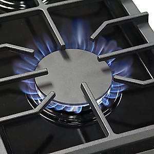 KOSTCH 36 inch Professional Freestanding Pro-Style Natural Gas Range or Liquid Propane Gas Range with 6 Burners, 6.0 cu.ft. Oven Capacity, in Stainless Steel - KOS-36RG03M (White)