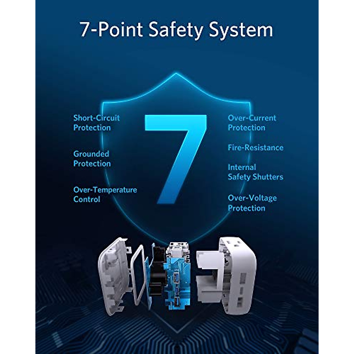 Anker Power Strip with USB C, 30W PowerPort Strip PD 2 Mini with 2 Outlets & 3 USB (18W USB C), 5 ft Cord, Flat Plug, high-Speed Charge to Phones, Tablets, for Hotel, Dorm Room, Cruise Ship and Home